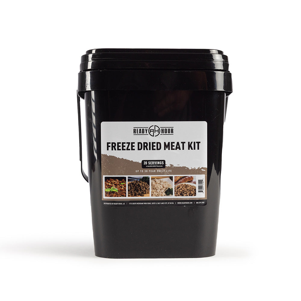 Ready Hour Freeze Dried Meat Kit (20 servings, 10 pouches) - My Patriot ...
