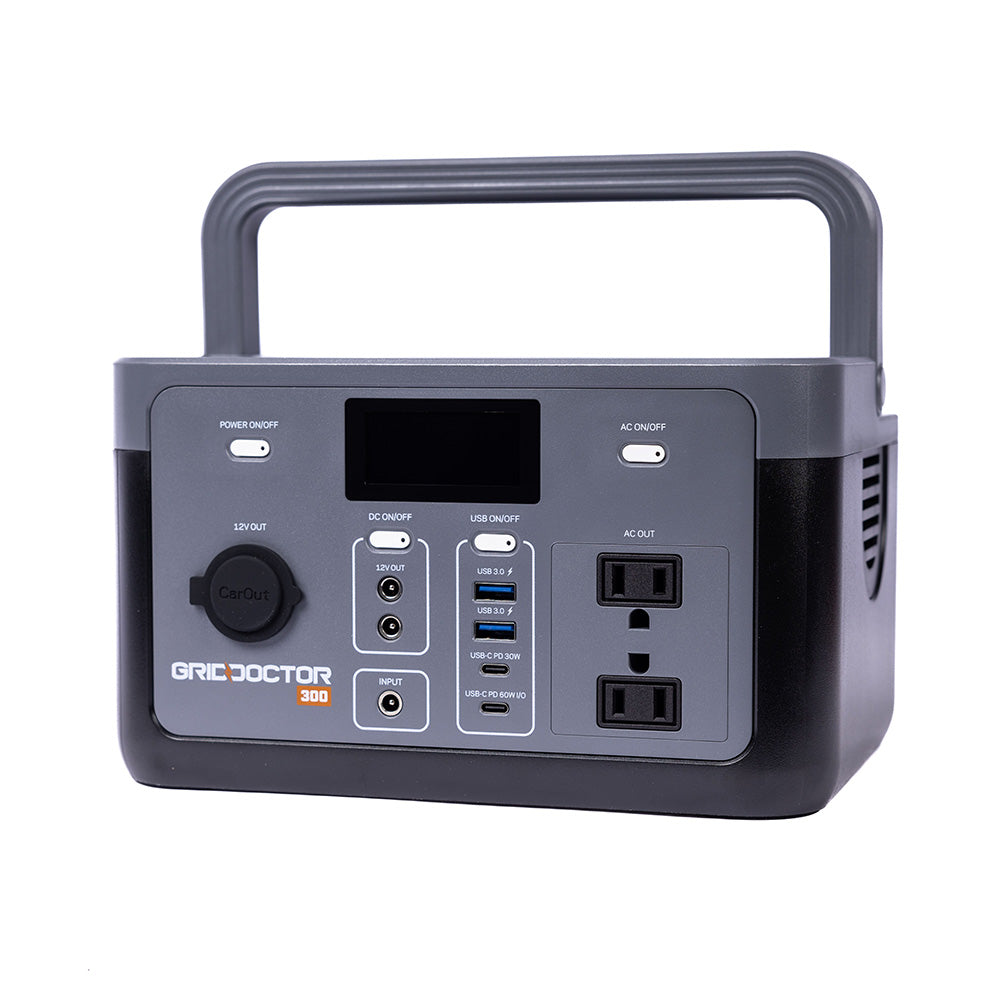 Grid Doctor 300 Solar Generator System w/ FREE 100W Solar Panel (Thank ...