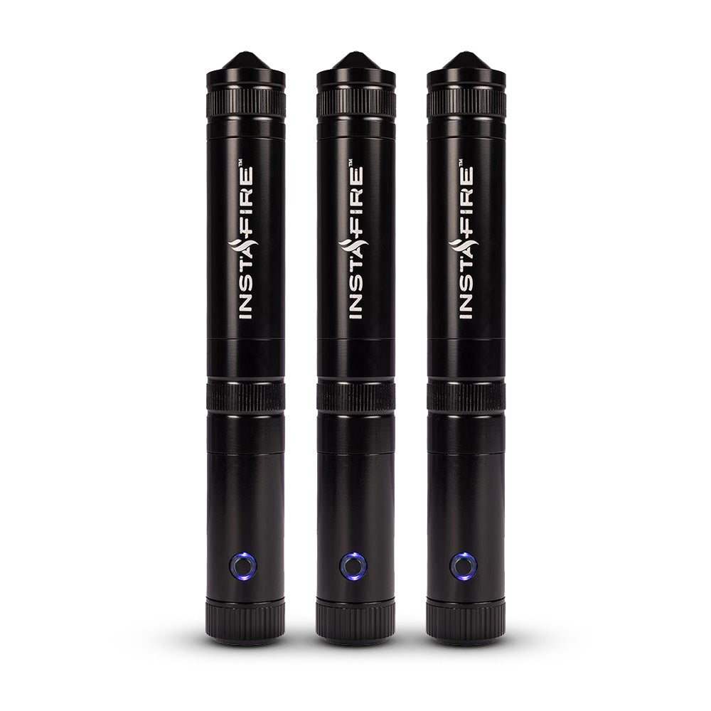 InstaFire Cross-Fire Plasma Lighter (3 Pack) - Light A Fire Every Time ...