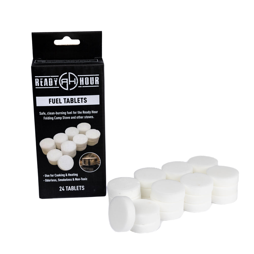 24 Smokeless Solid Fuel Tablets (Hexamine) by Ready Hour - My Patriot ...