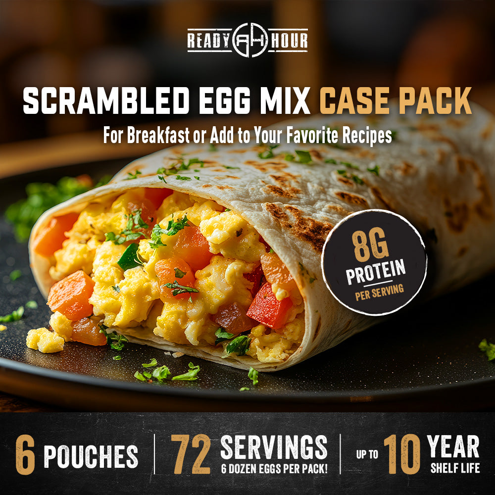 Scrambled Egg Mix Emergency Food Case Packs | Ready Hour Bulk Packages ...